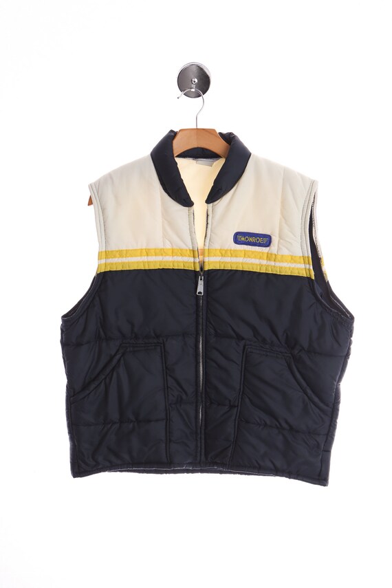 Vintage Nylon Mechanic Vest - ( 70's - 80's ) - Gem