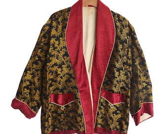 Brocade Robe Men - Etsy