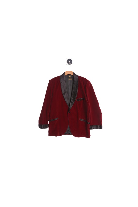 vintage red velvet tuxedo - Gem