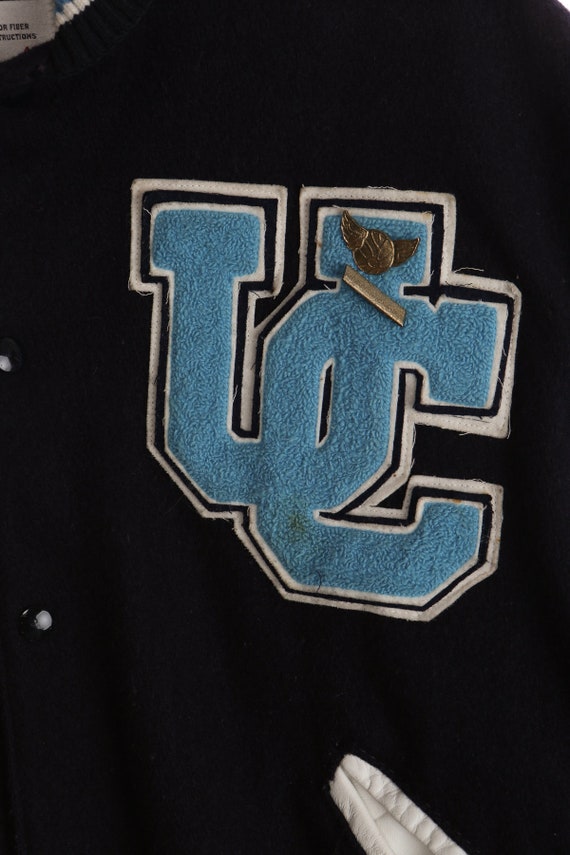 UC Men Black Varsity Jacket - Gem