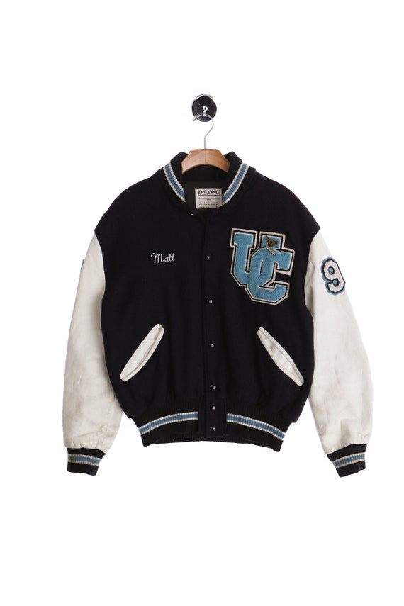 UC Men Black Varsity Jacket - Gem