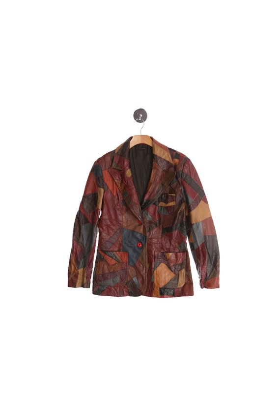 Vintage 1970s patchwork leather - Gem