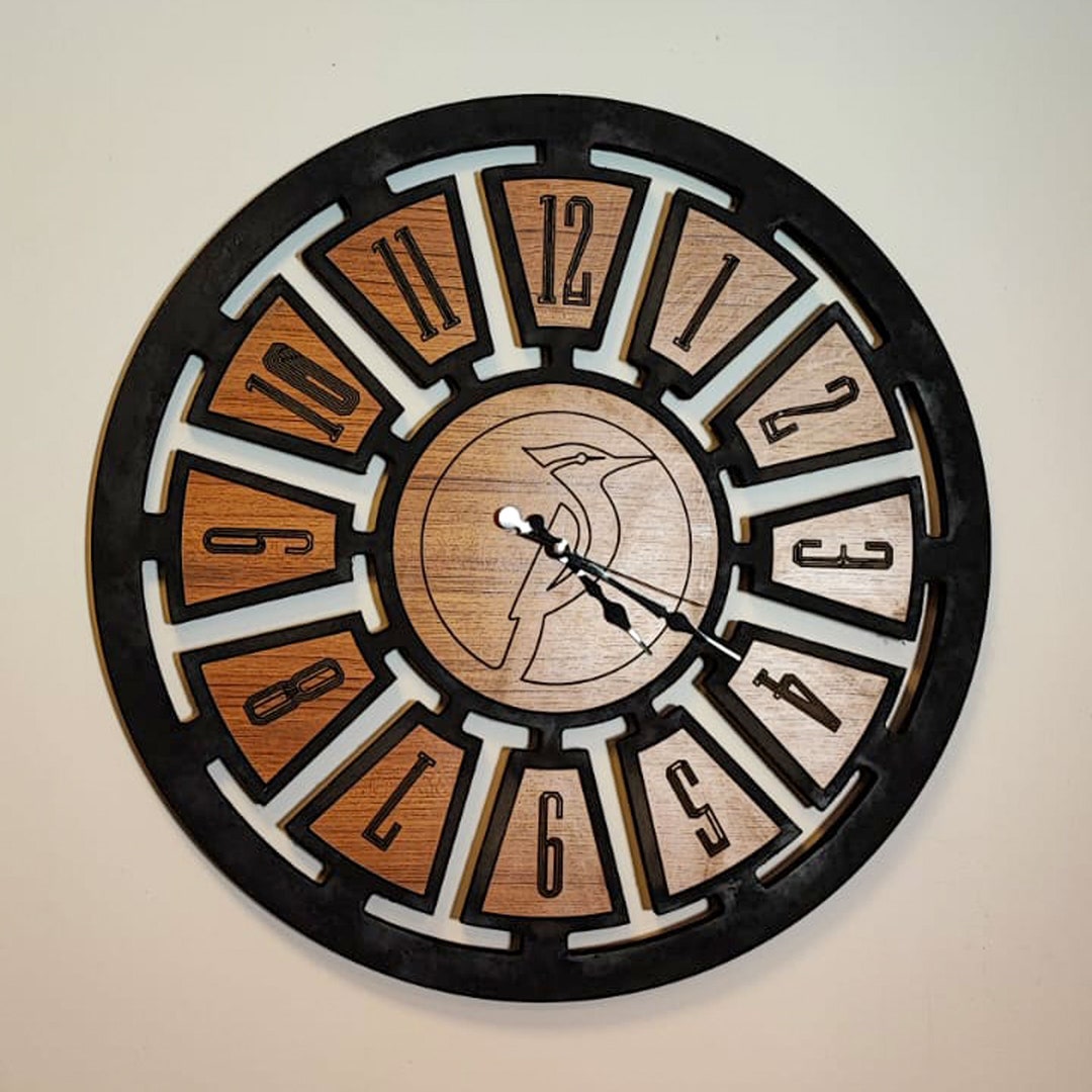 Wall Clock CNC Dxf Dwg Files, Cnc Cutting Router Digital Vector Instand ...