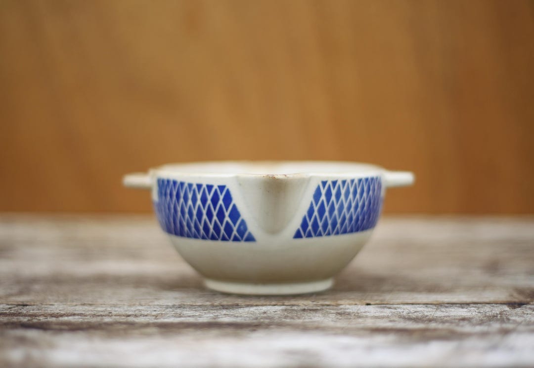 Old Badonviller Eared Gravy Boat, Vintage Porcelain Bowl, Kitchen ...