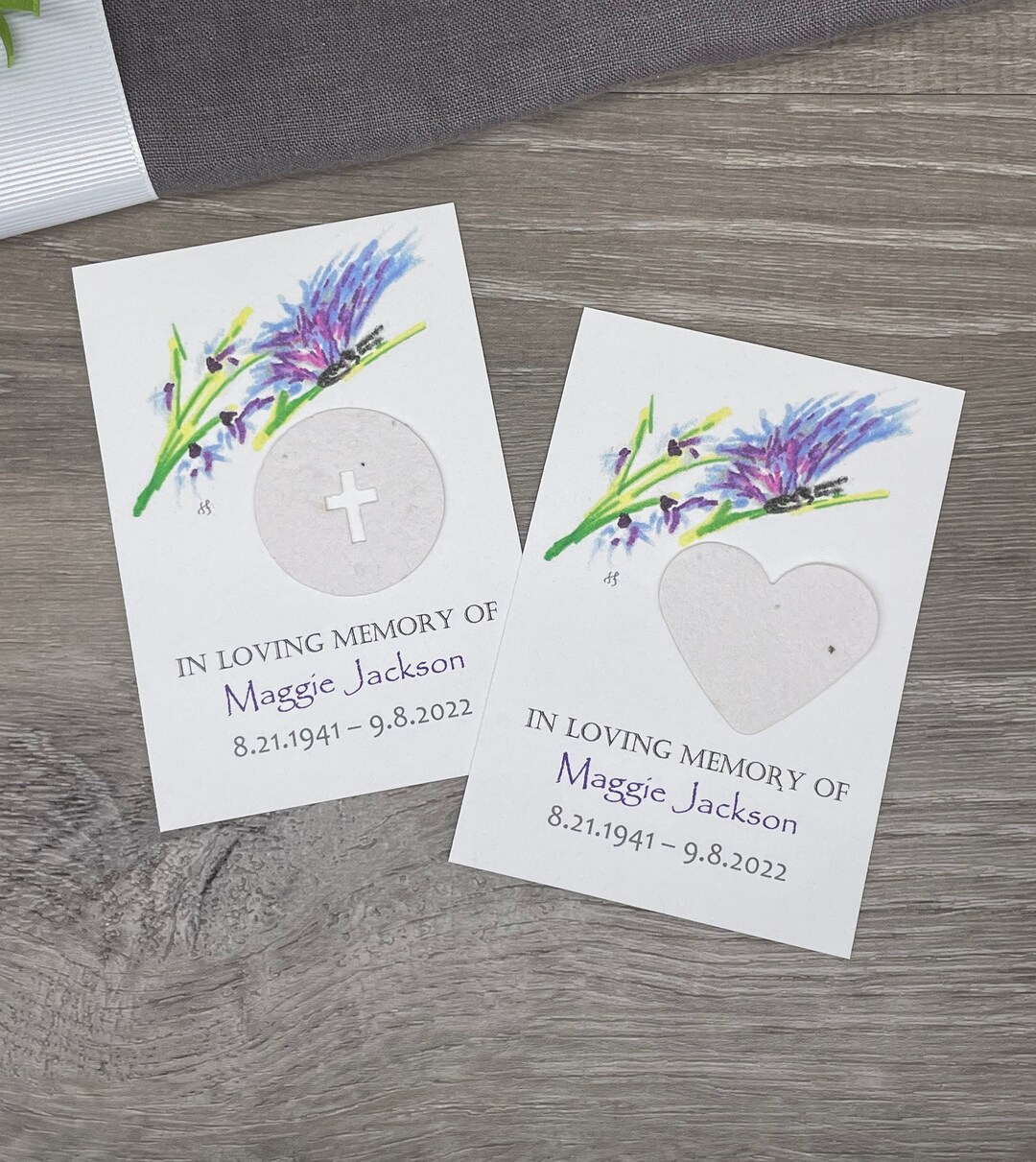 Butterfly | Funeral Favor | Memorial | Celebration of Life | Hand Drawn ...