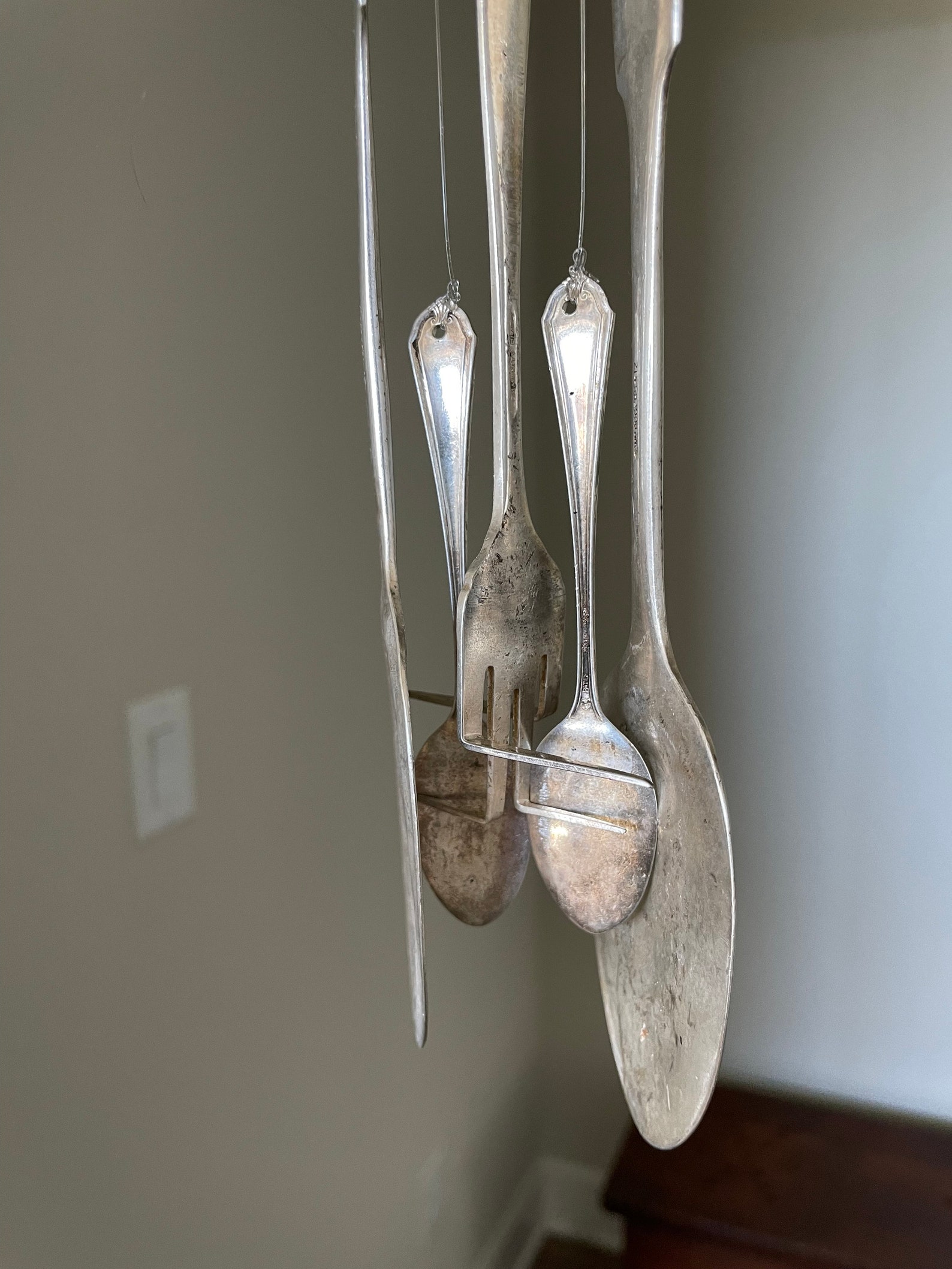 Silverware Wild Chimes Repurposed Vintage 52 - Etsy