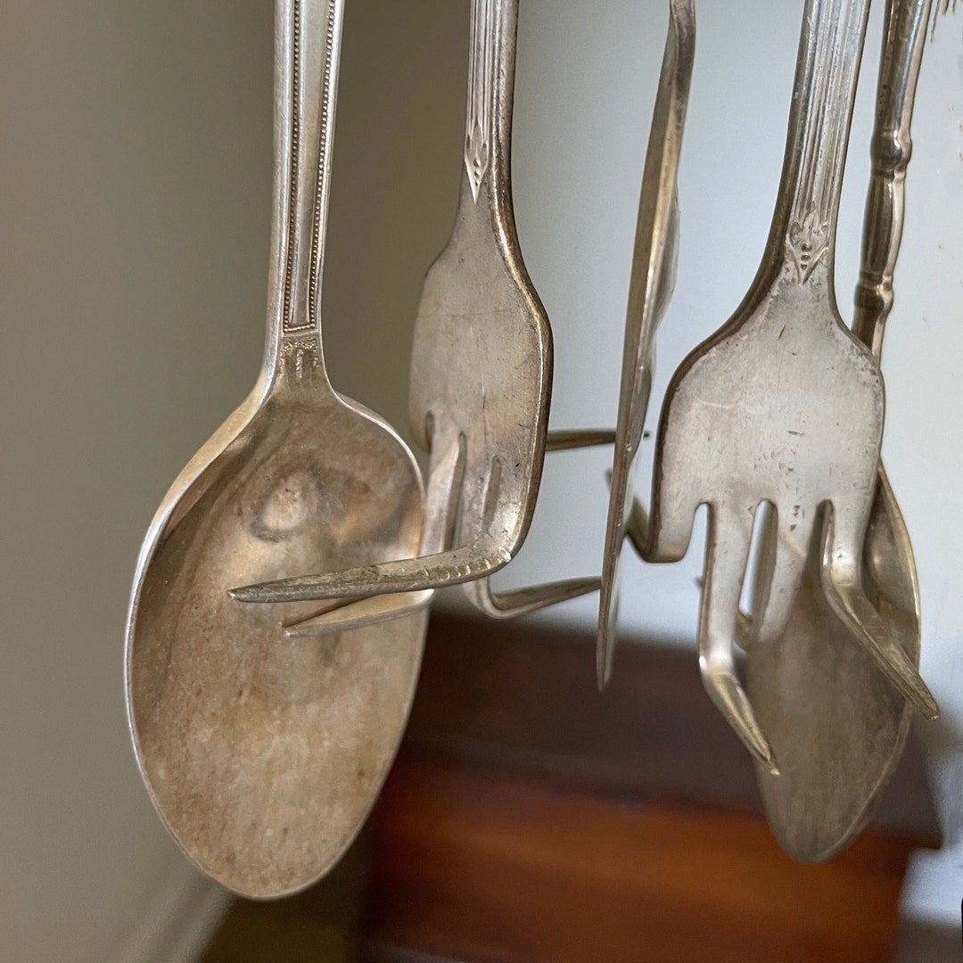 Silverware Wild Chimes | Repurposed | Vintage | 51 - Etsy