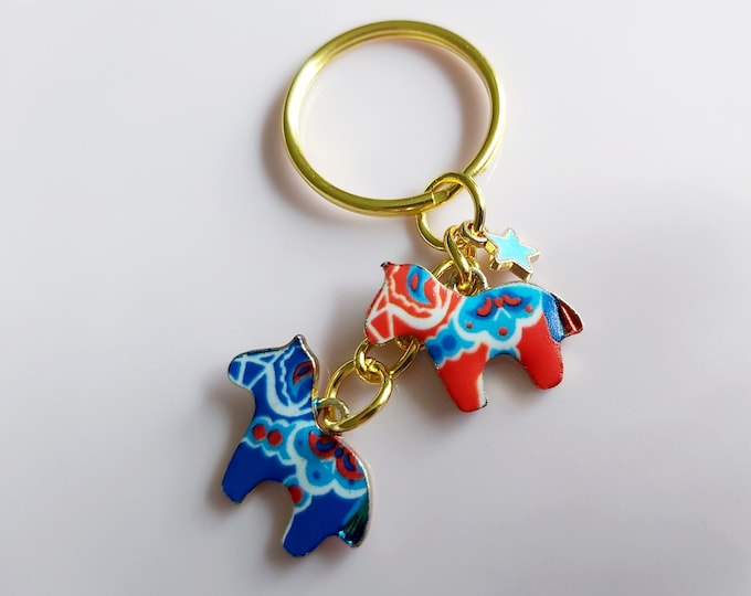 Swedish Dala Horse Linnae Flowers - Etsy