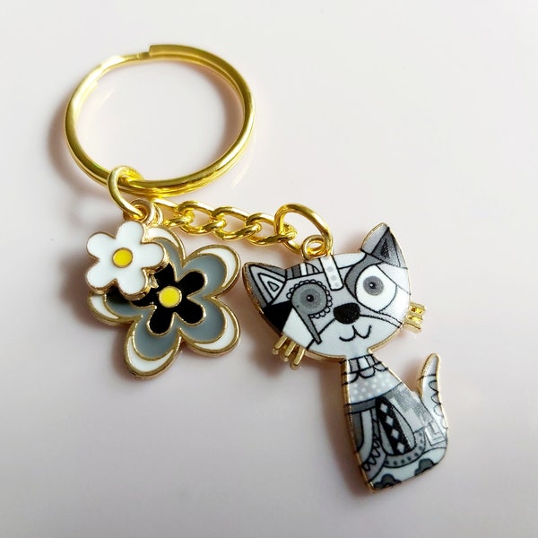 Steampunk Keyring - Etsy