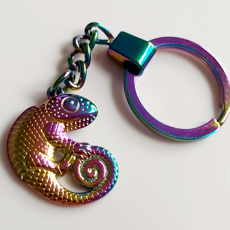 Lizard Keychain - Etsy