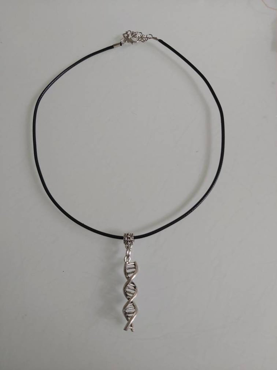DNA, Genetics Necklace. Double Helix. Essence of Life. 4cm Tibetan ...