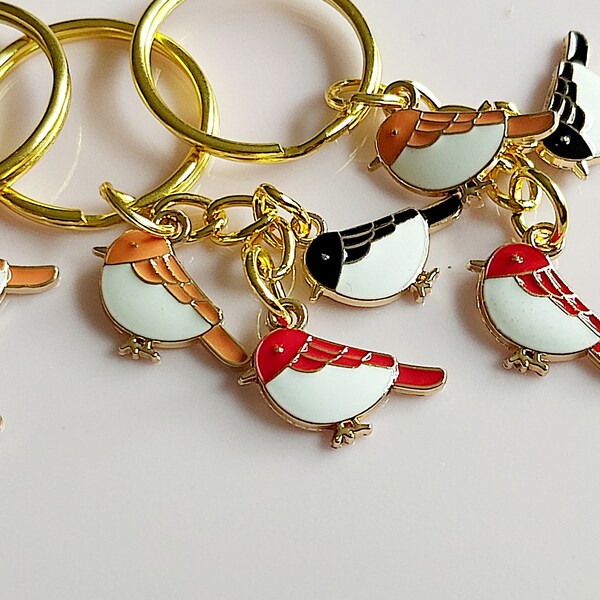 Bird Keyring - Etsy