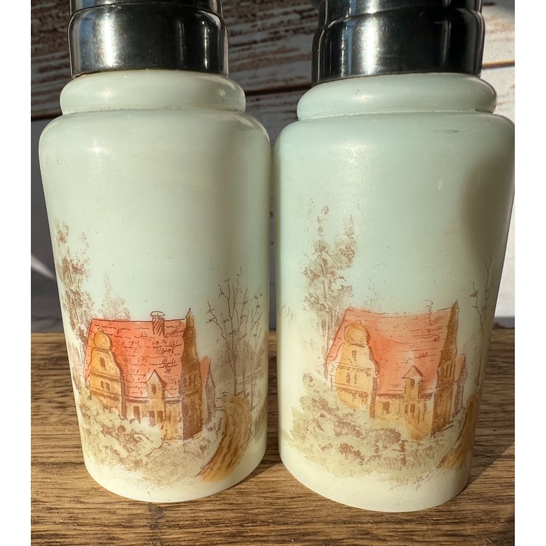 Antique Rare 1880's CF Monroe Mount Washington Salt& Pepper Shakers ...