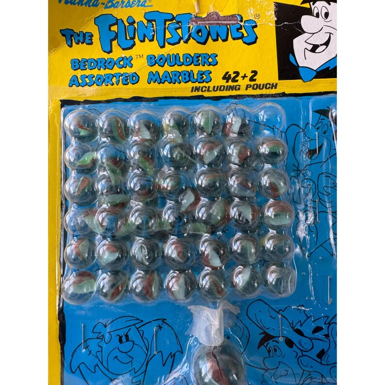 VTG Hanna-barbera the Flintstones Bedrock Boulders Assorted Marbles - Etsy