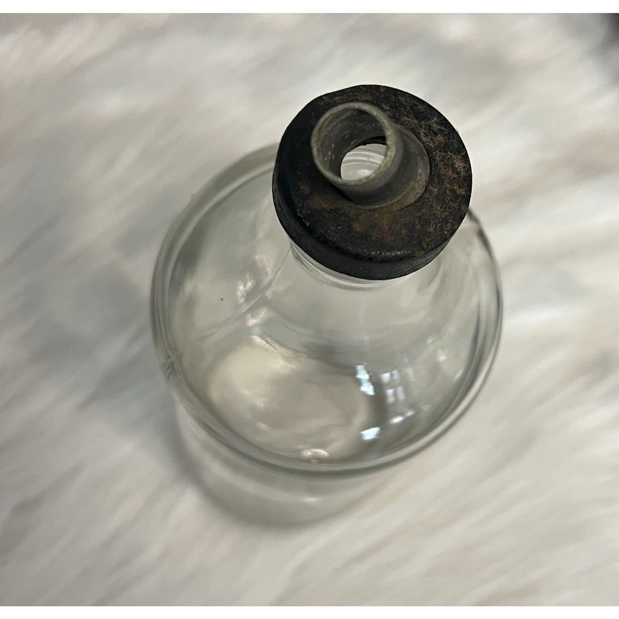 Vintage Sanford's Inks Embossed Clear Ink Bottle With Original Pouring ...