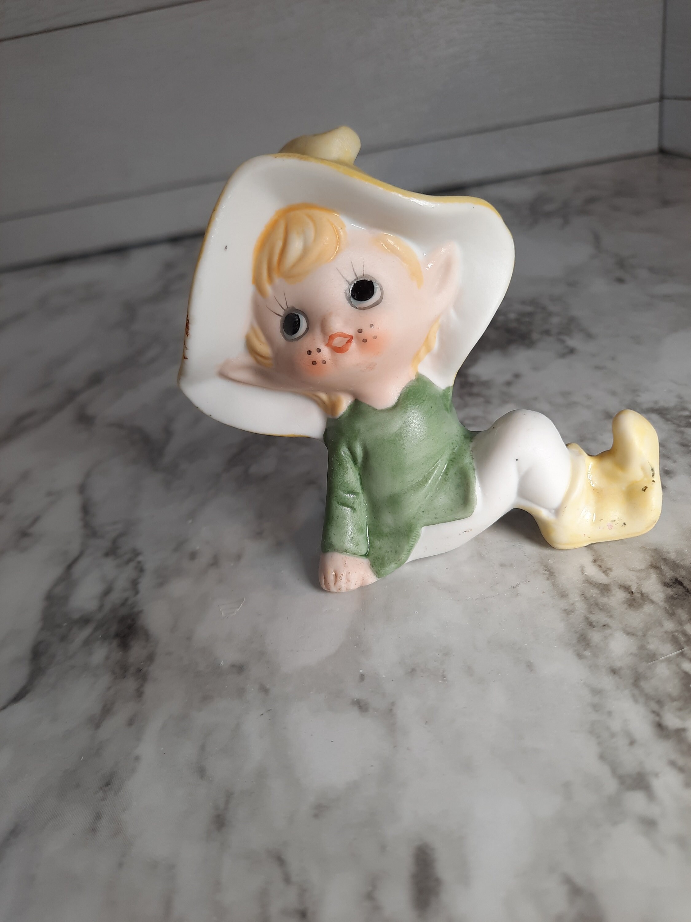 Vintage Homco Pixie Elf Figurine Gift Decor Garden 5213 - Etsy