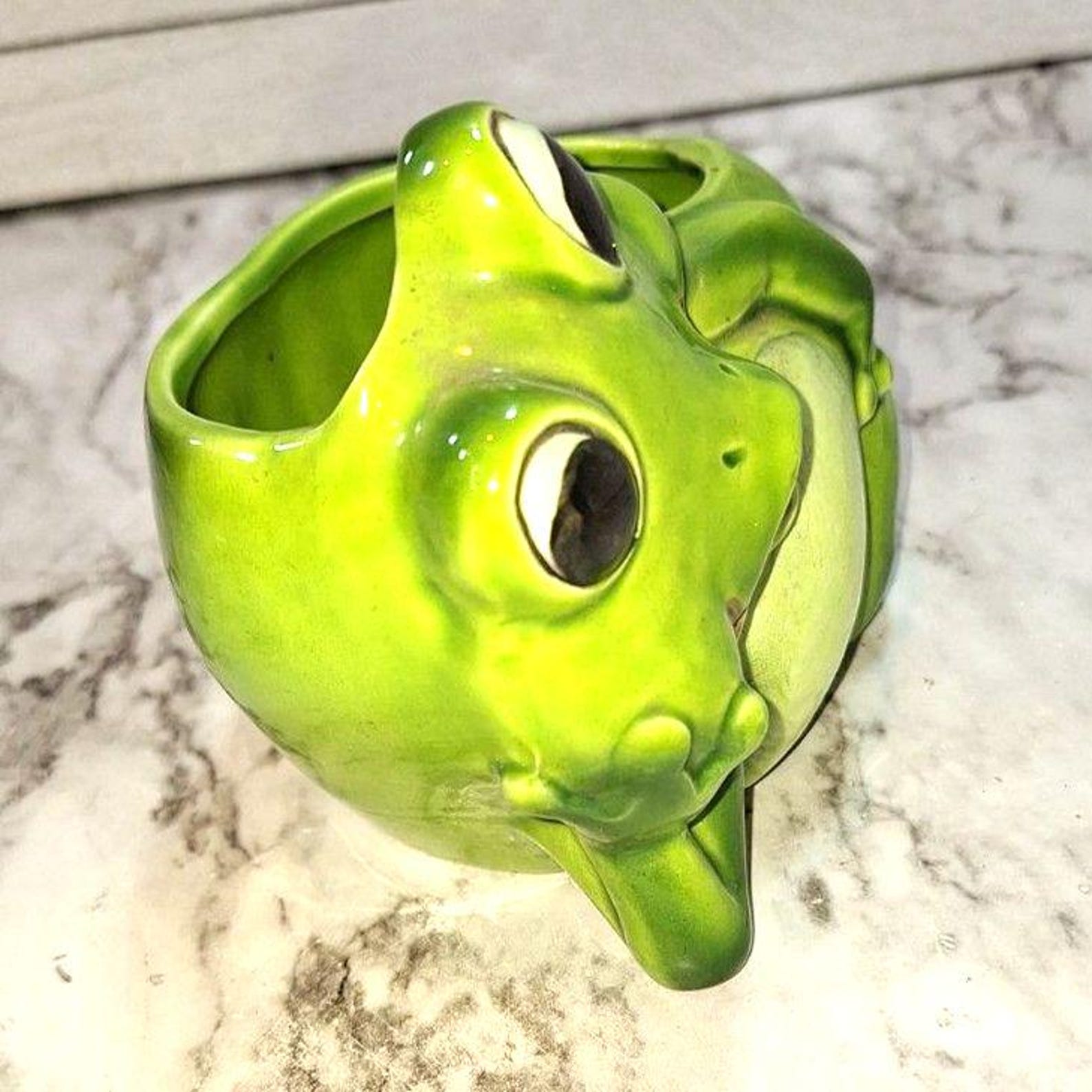 Frog ARDCO Vintage Planter Vase Anthropomorphic - Etsy
