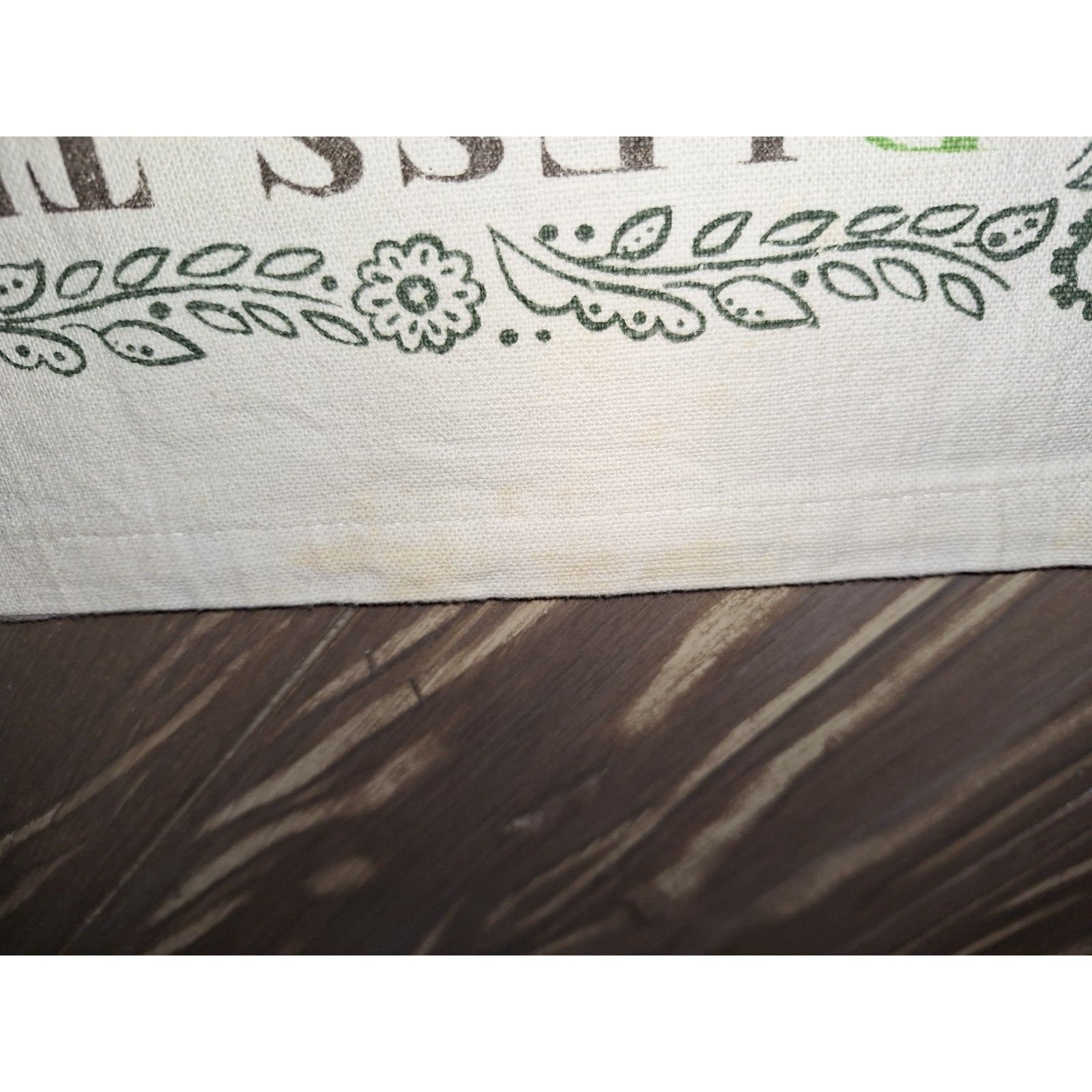 1970 Linen Cloth Kitchen Towel Calendar Wall Hanging Bless This House ...