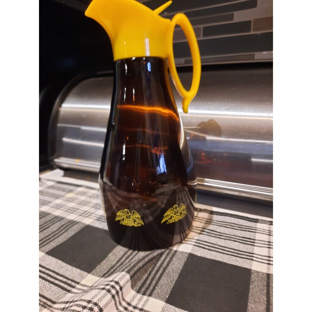 Vintage 1970's Log Cabin Syrup Bottle - Etsy