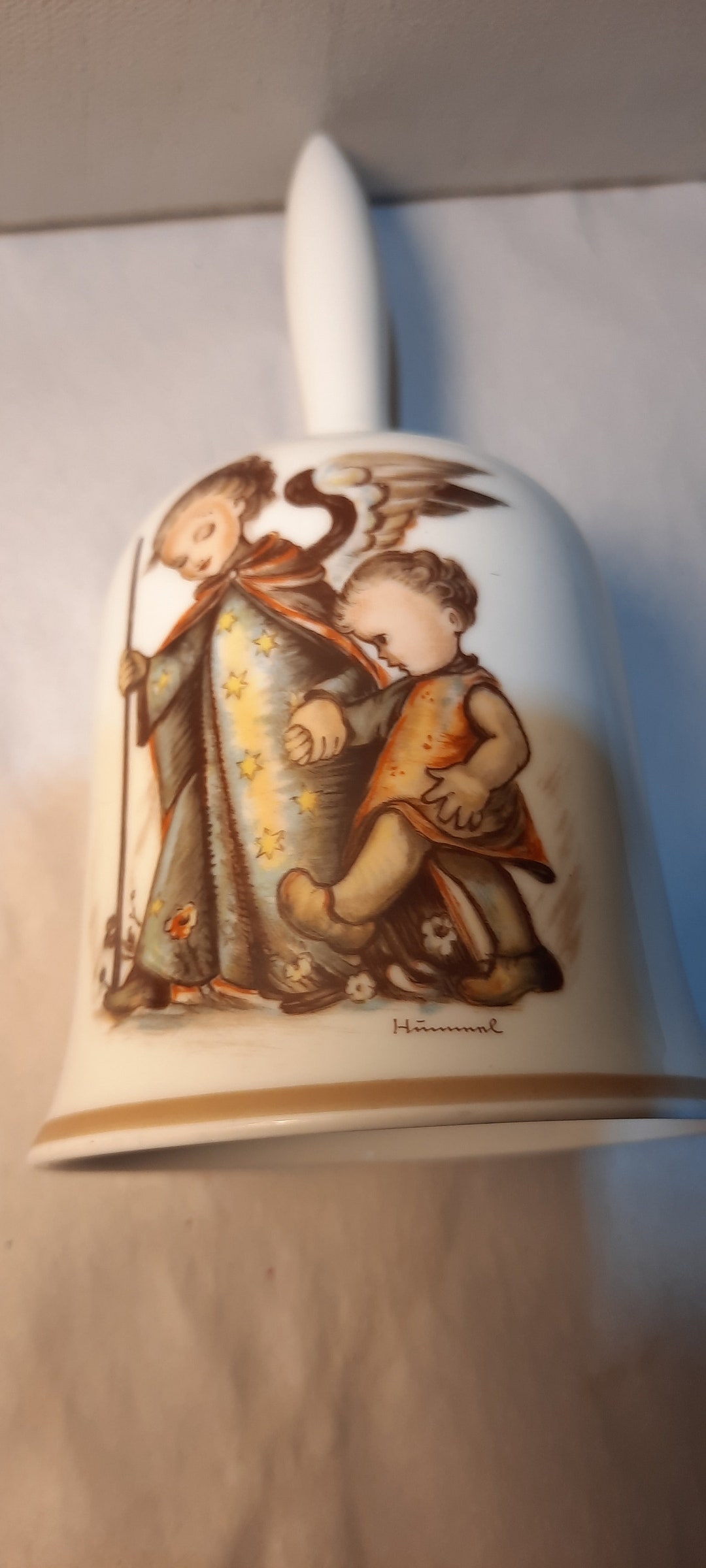 Hummel Vintage Christmas Guardian Angel Bell Limited Edition Schmid ...