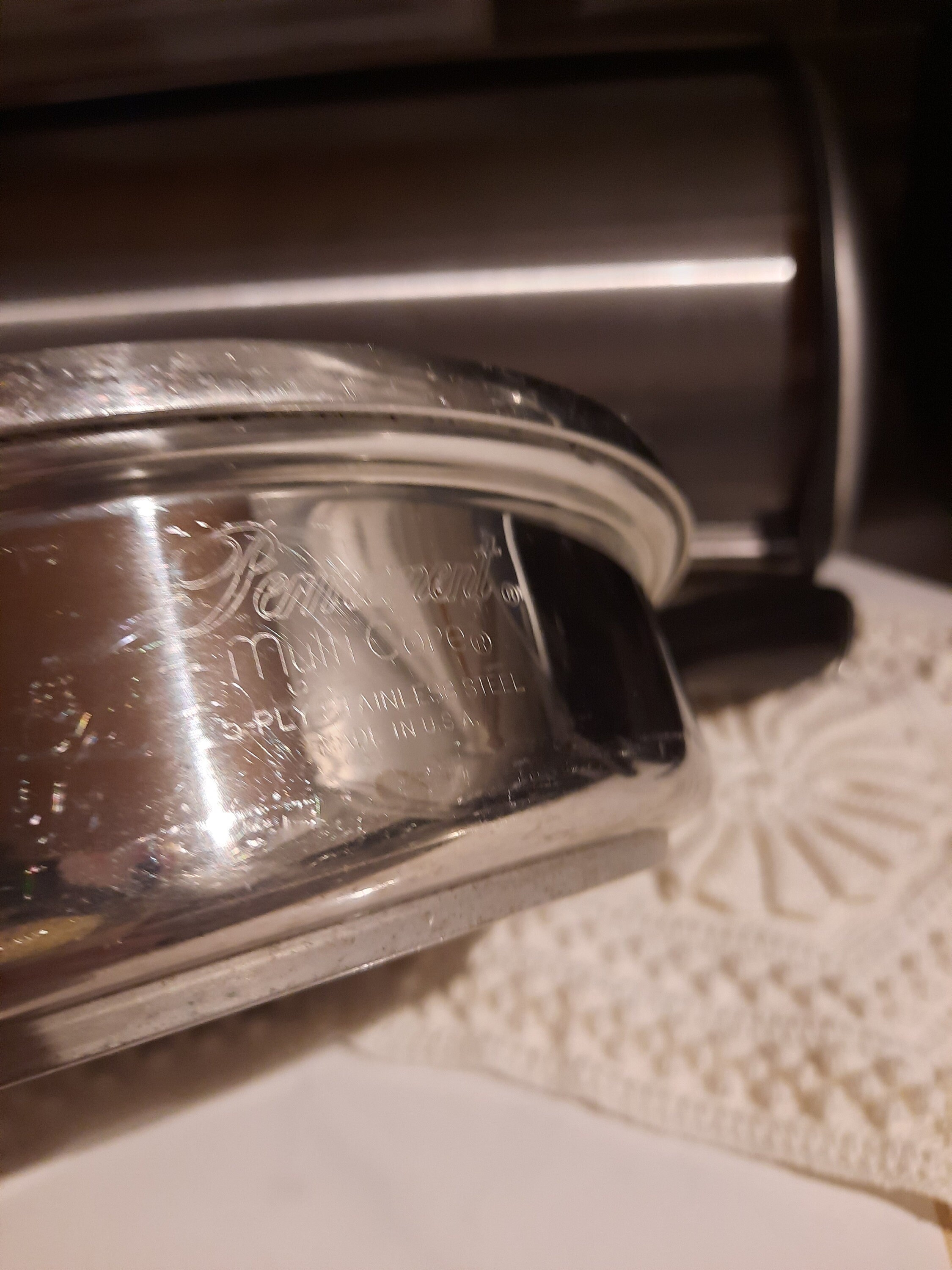 Vtg. Permanent Multi Core 5 Ply Stainless Steel 8 Fry Pan, Skillet USA ...