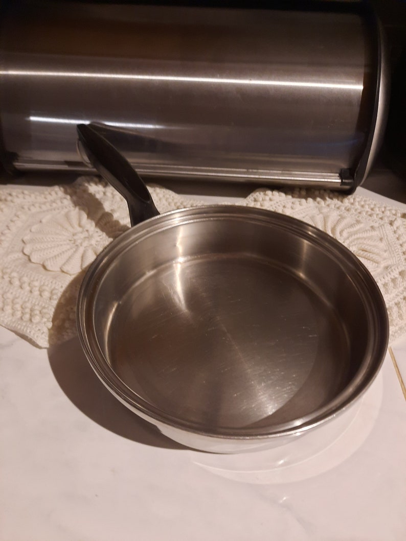 Vtg. Permanent Multi Core 5 Ply Stainless Steel 8 Fry Pan, Skillet USA ...