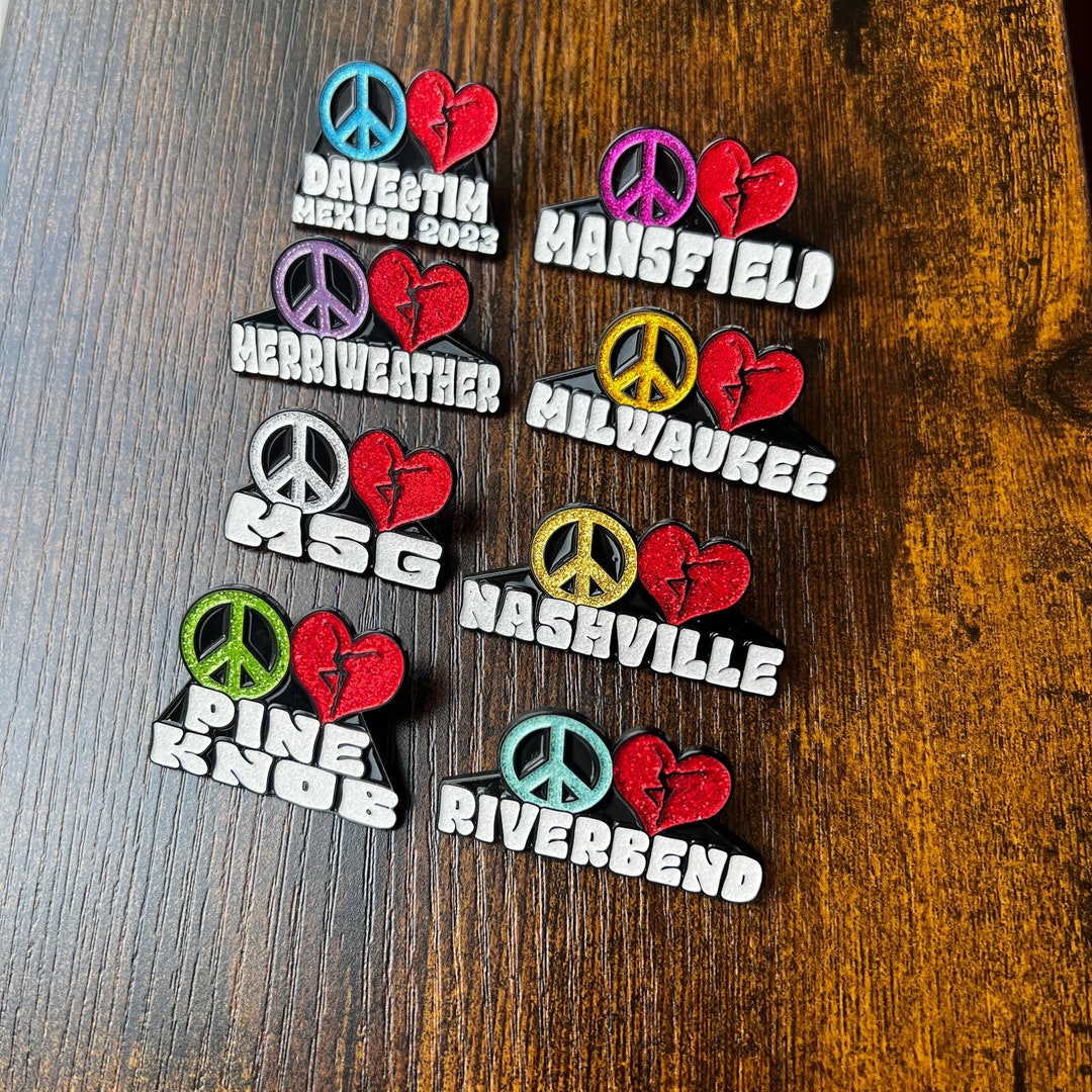 Peace Love Venue Pins M - R - Etsy