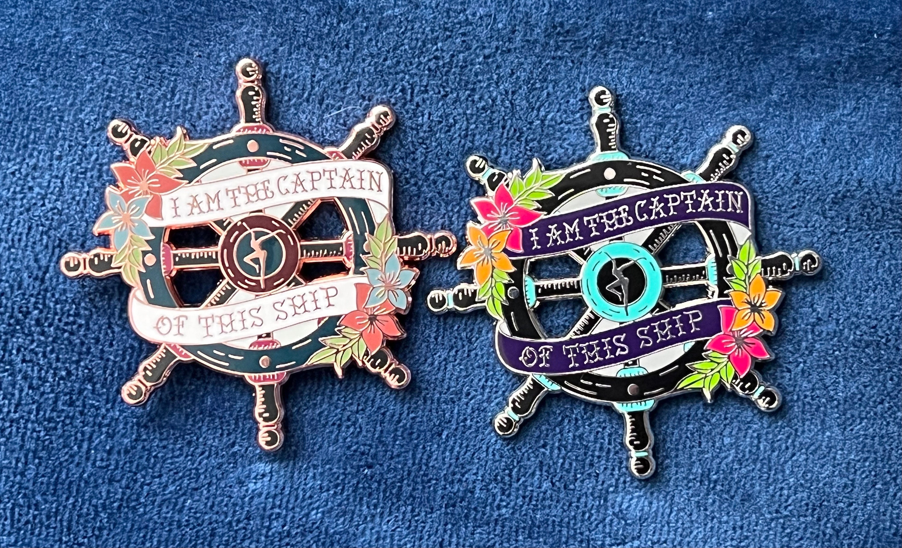 Captain Inspired Pin - Etsy