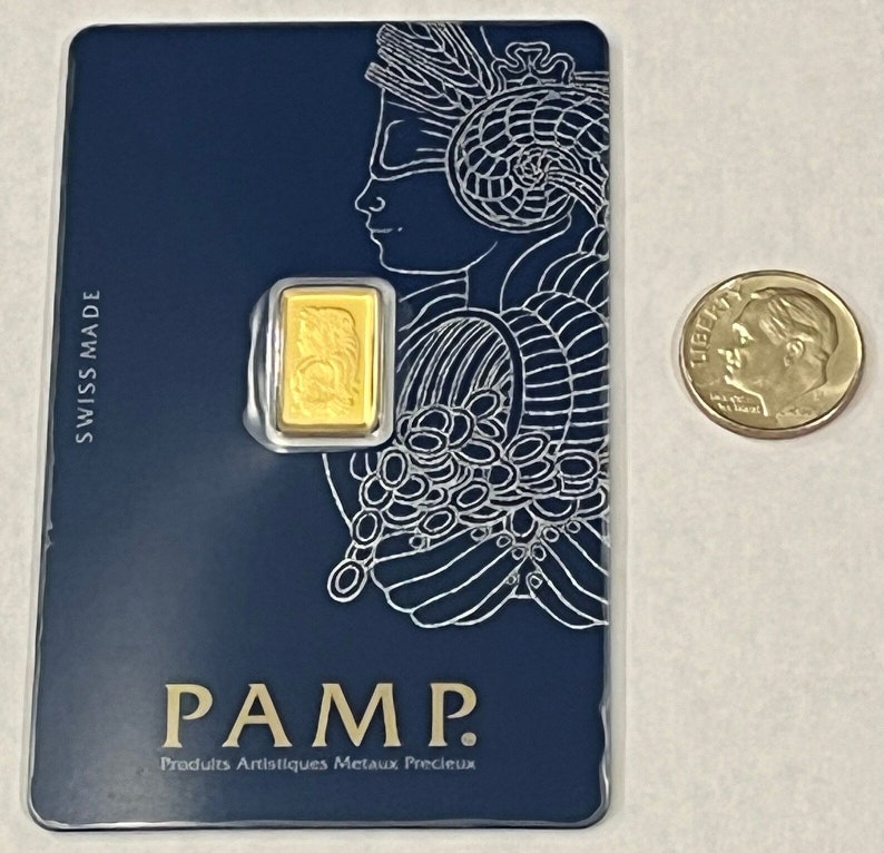 1-gram 24k GOLD PAMP Lady Fortuna Swiss Bullion Investor Grade - Etsy
