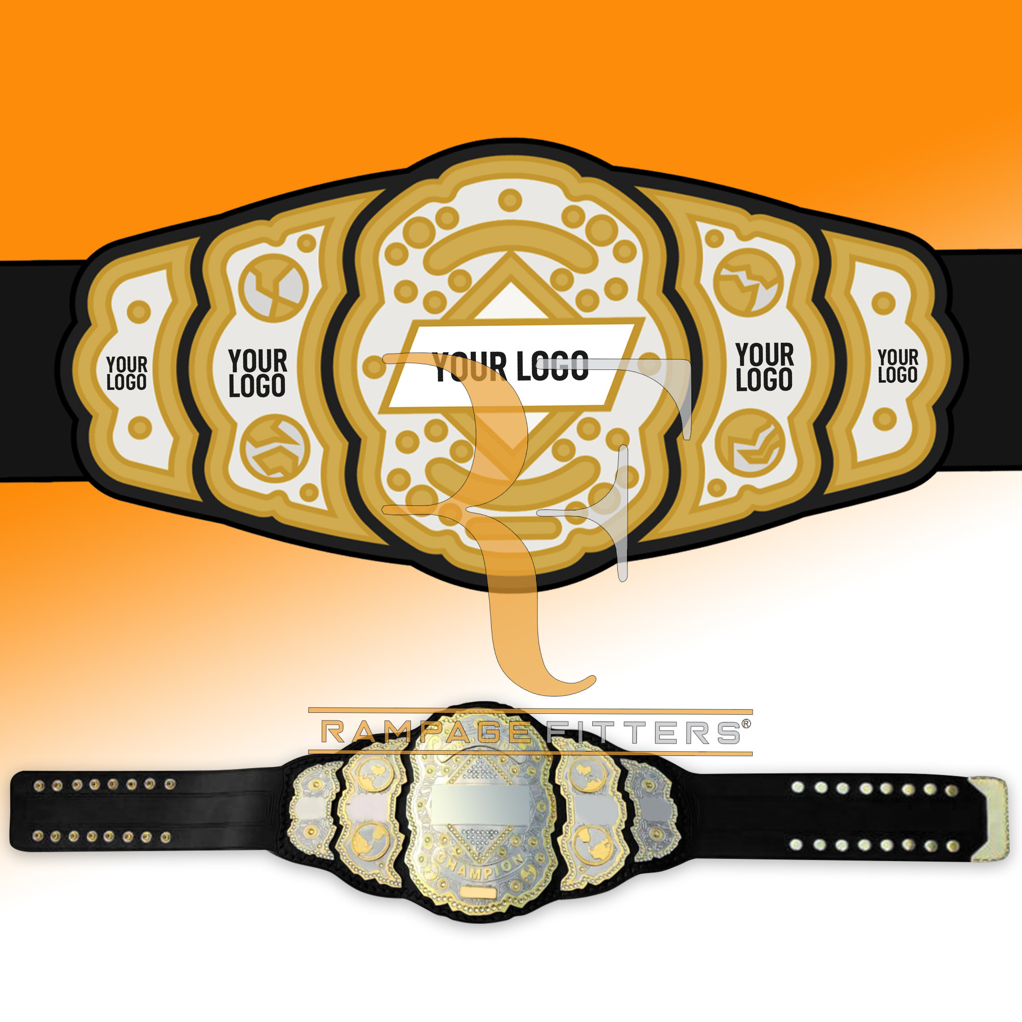 Custom AEW World Heavyweight Championship Belt Replica - Etsy