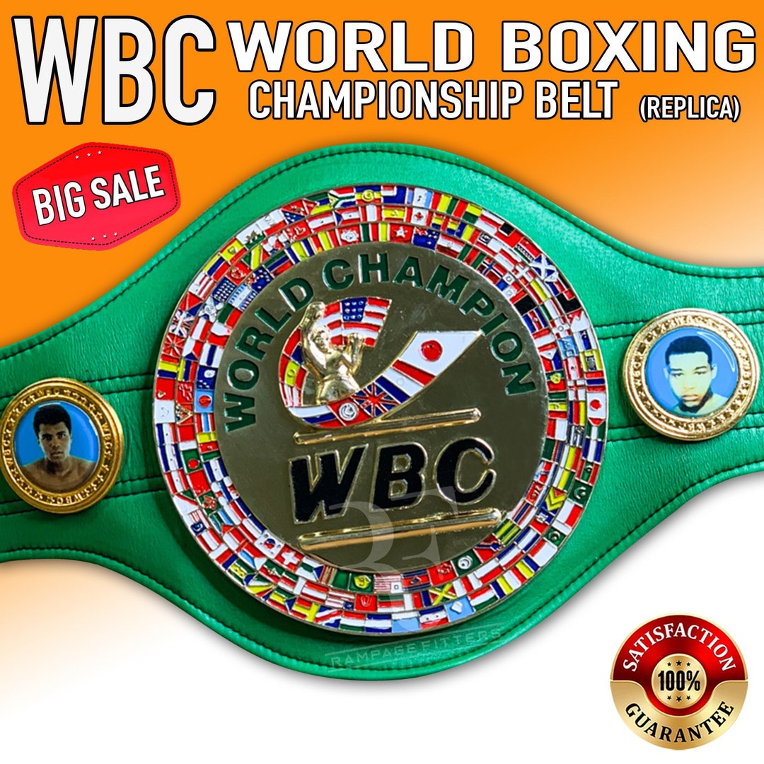 WBC World Champion Belt Boxing Championship Replica Title BRASS Plates ...