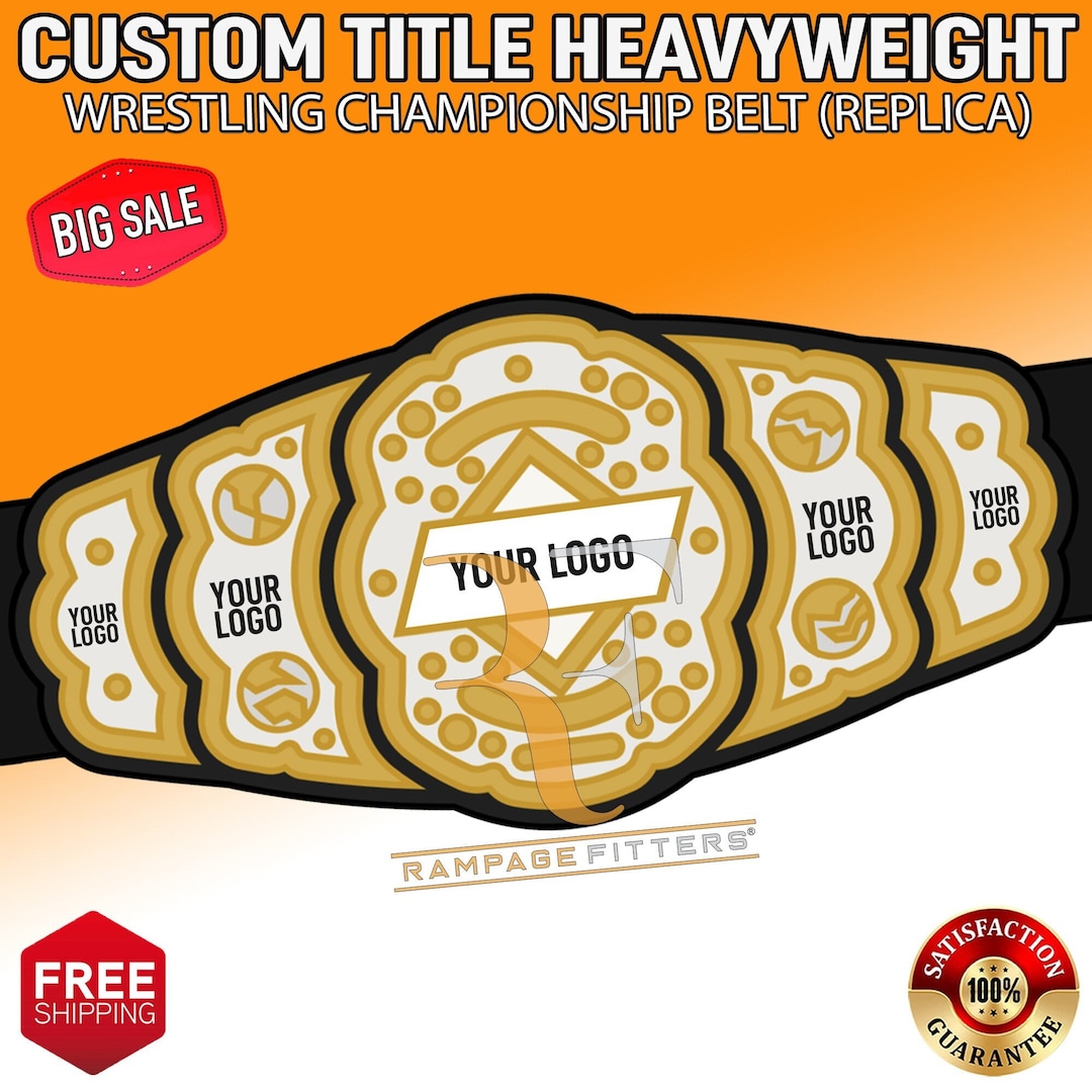 Custom AEW World Heavyweight Championship Belt Replica - Etsy