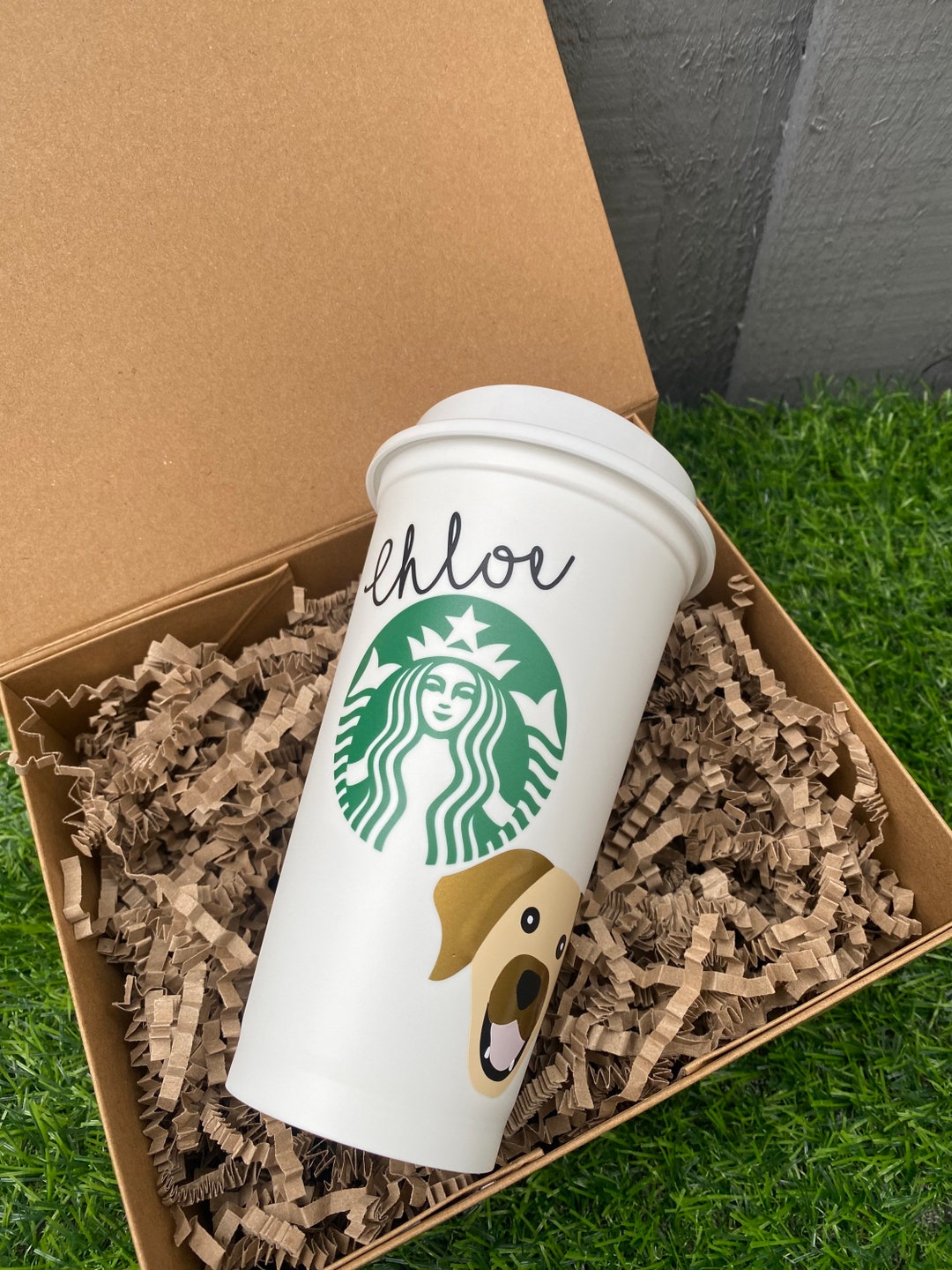 Labrador Dog Personalised Official Starbucks Hot Cup // Personalised ...