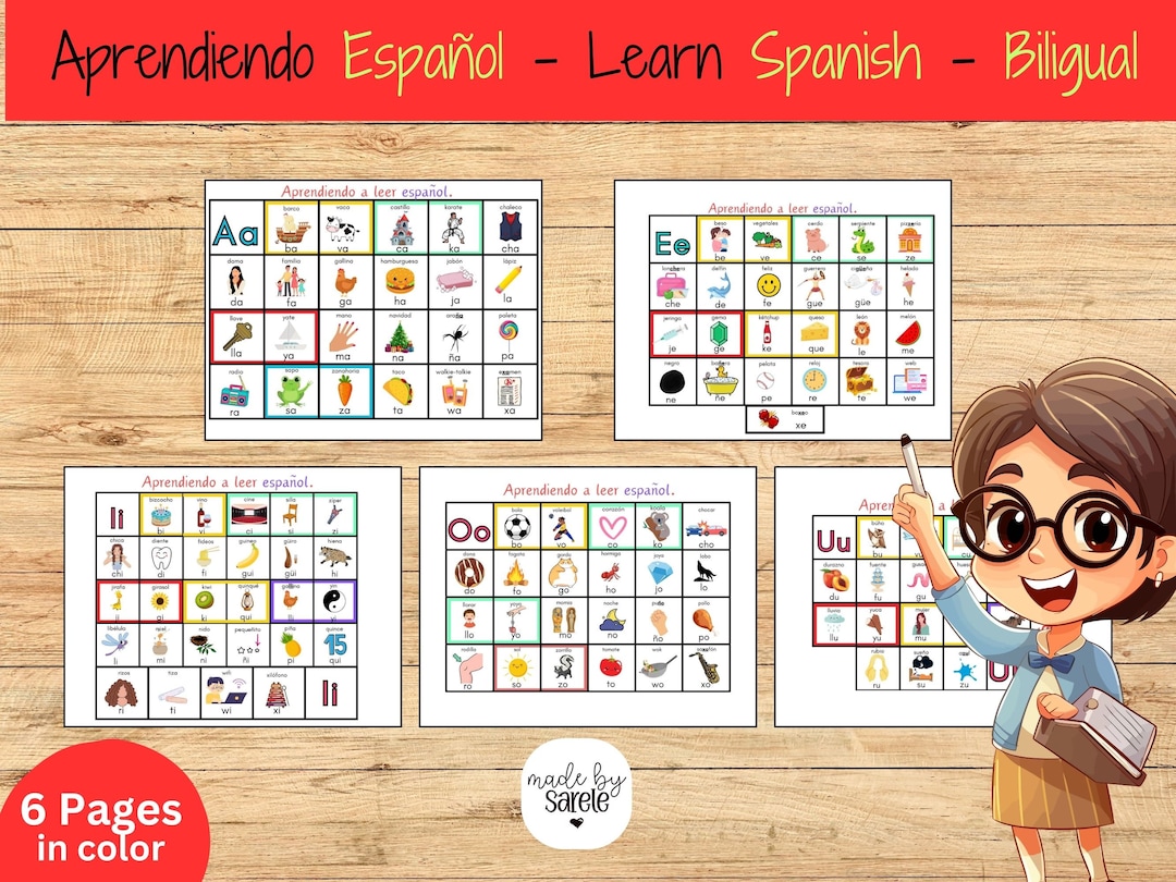 Printable Learn to Read and Write in Spanish in a Month Spanish for ...