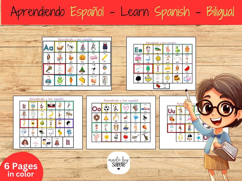 Printable Learn to Read and Write in Spanish in a Month Spanish for ...