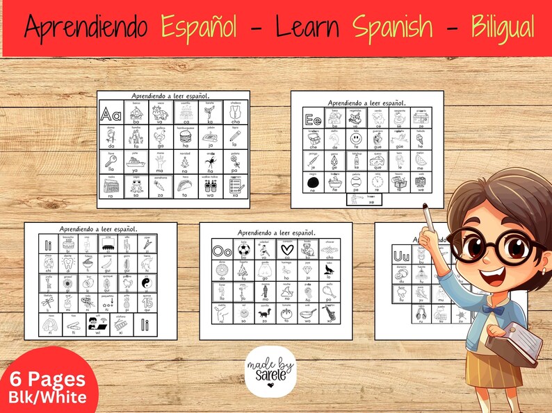 Printable Learn to Read and Write in Spanish in a Month Spanish for ...