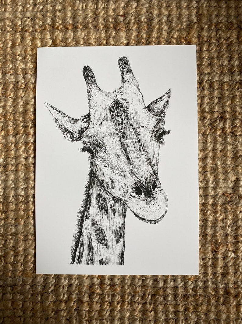 Giraffe Print - Etsy