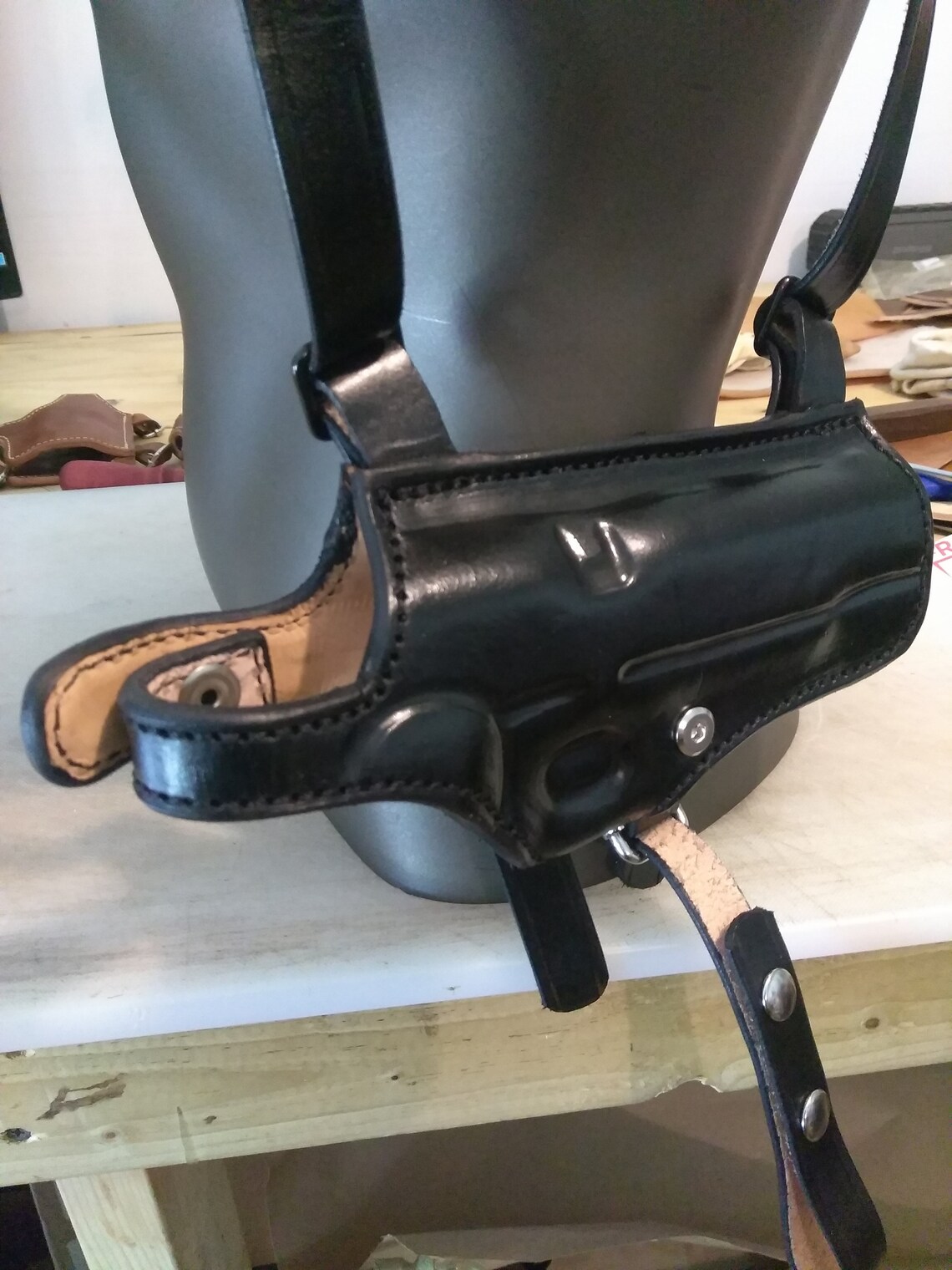 1911 Colt Shoulder Holster With Double Magazine Right Hand - Etsy