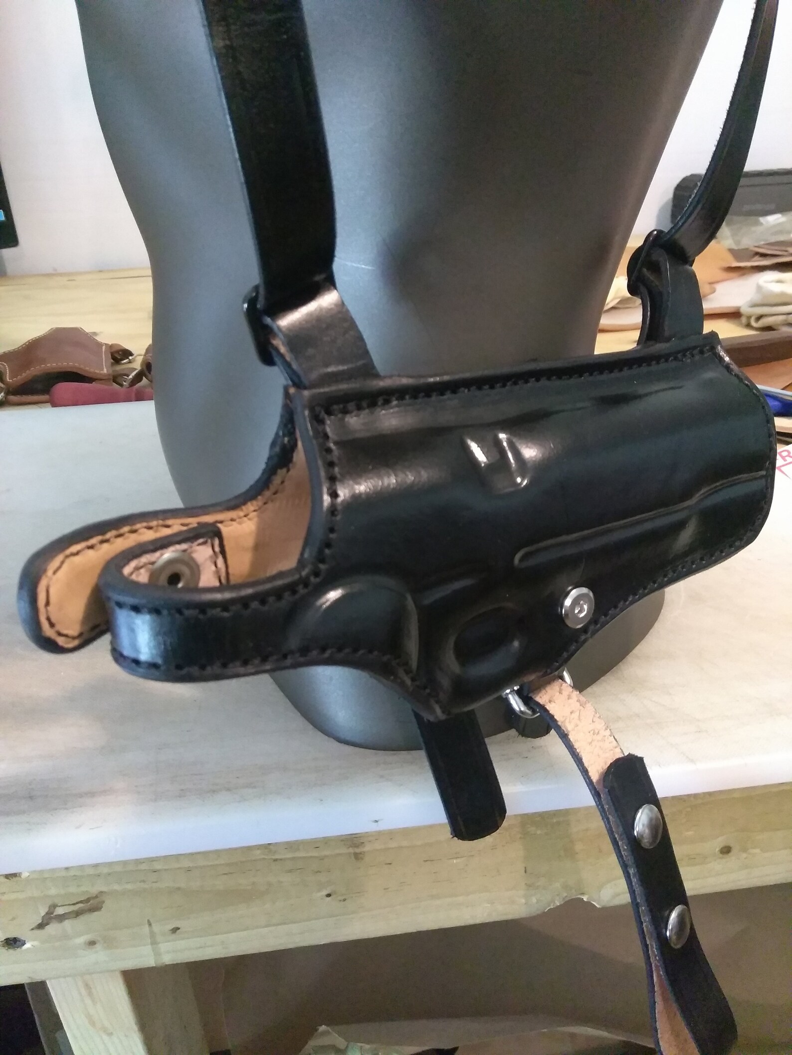 1911 Colt Shoulder Holster With Double Magazine Right Hand - Etsy