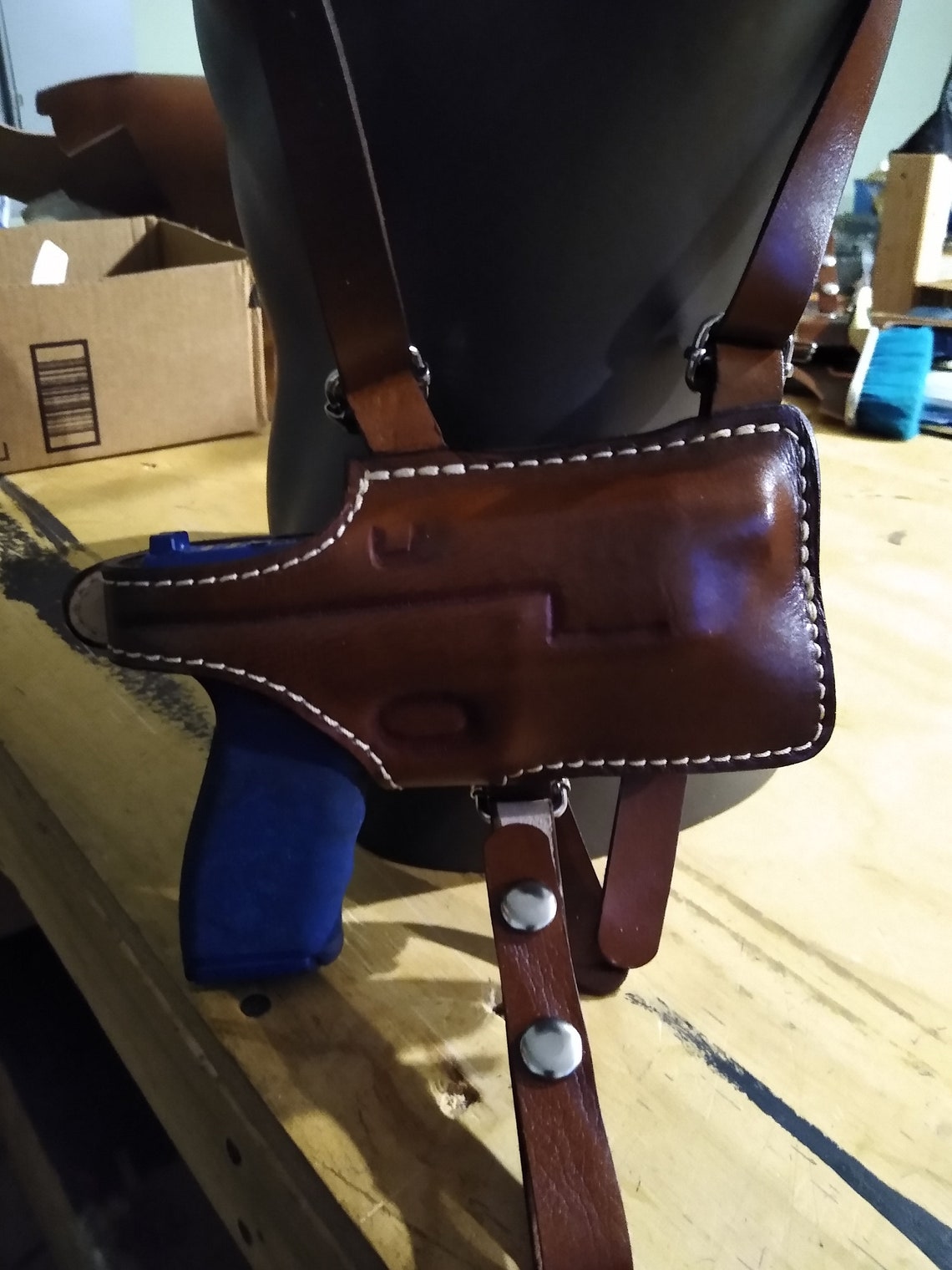 Springfield Hellcat RDP Shoulder Holster With Two Punch Mags Right ...