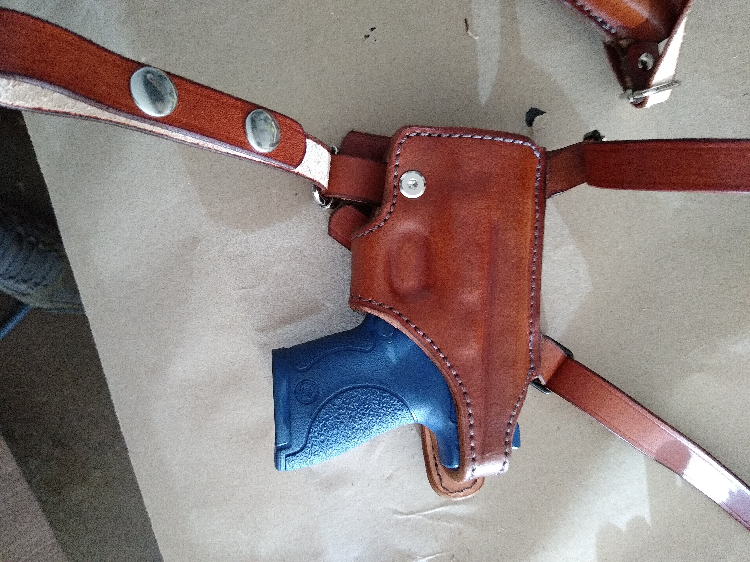 Hunting & Archery Shoulder Holster for S&W Springfield 9mm Shield left ...