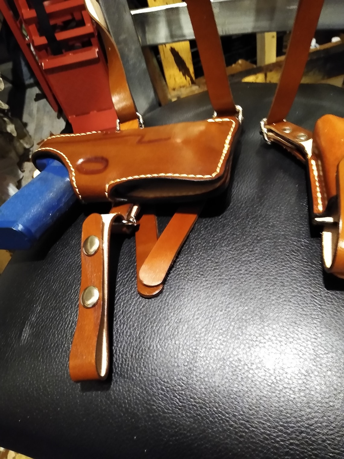 Springfield Hellcat RDP Shoulder Holster With Two Punch Mags Right ...