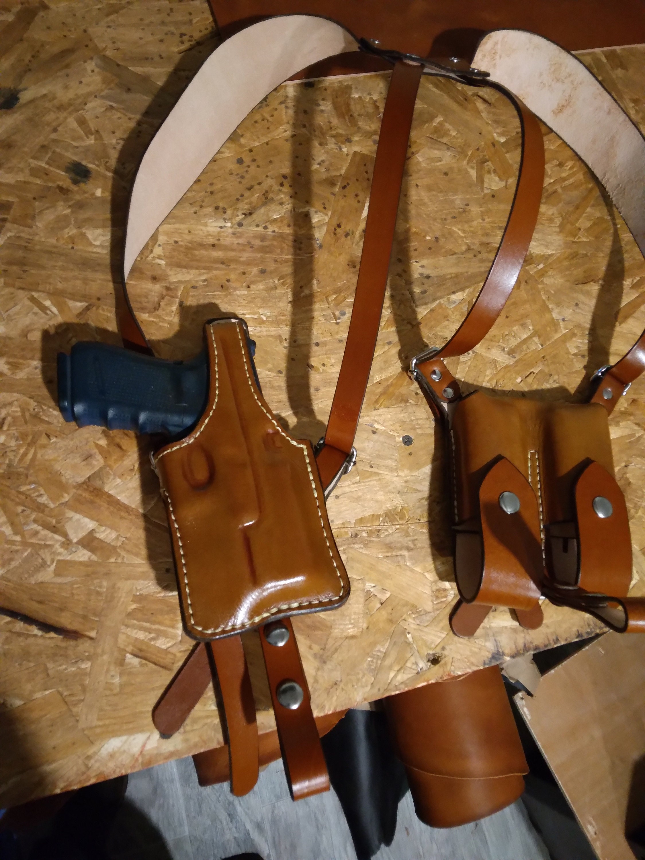 Vertical Shoulder Holster for Glock 19/23/32 to Allow Carry Red Dot ...