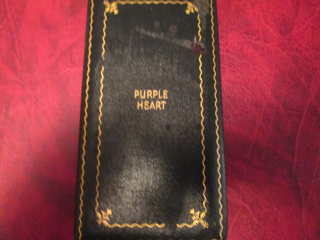 WWII Genuine Vintage Empty Purple Heart Medal Case Box - Etsy