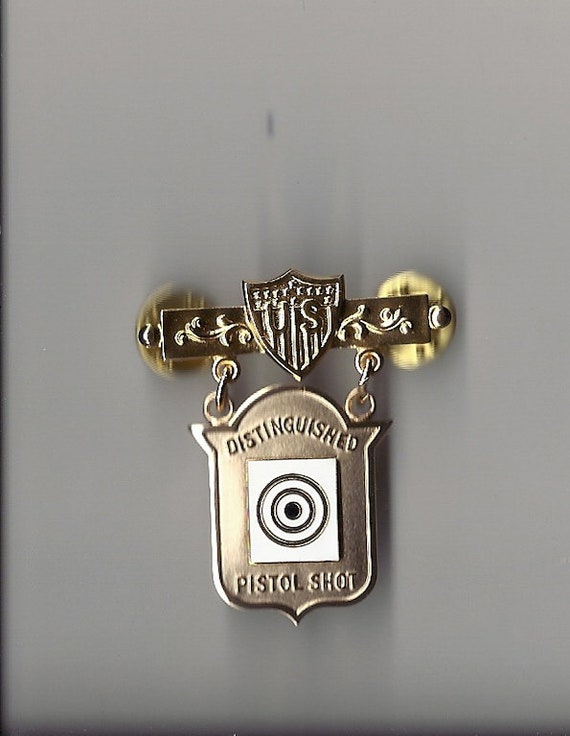 US Army Distinguished Pistol Shot Badge Civilian Version - Etsy Israel