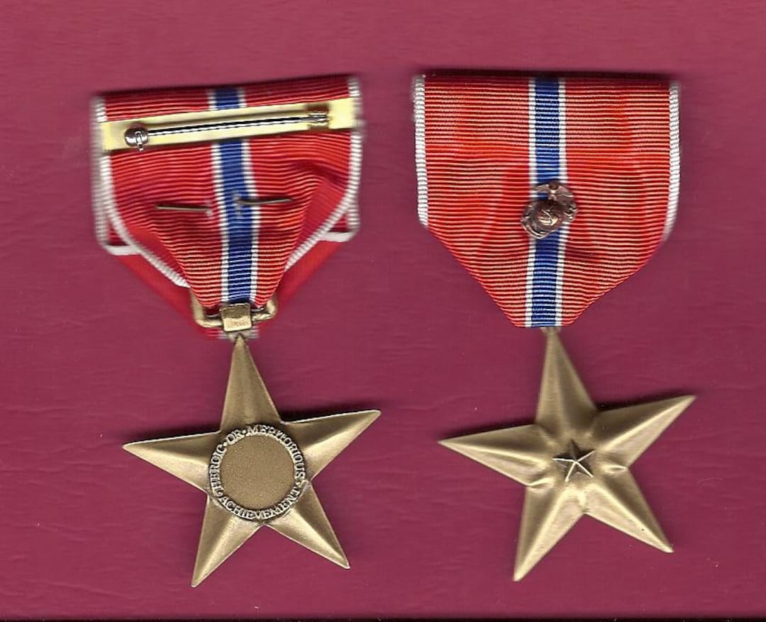 USMC Bronze Star Medal With Marine Corps Device - Etsy