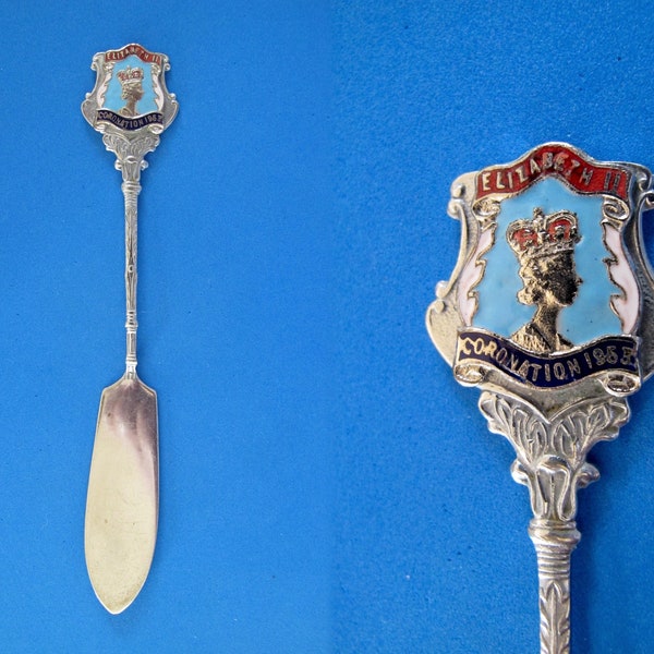 Queen Elizabeth Ii Coronation Spoons - Etsy