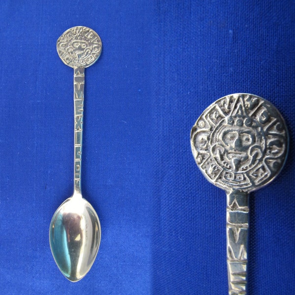 Mexico Silver Souvenir Spoons - Etsy