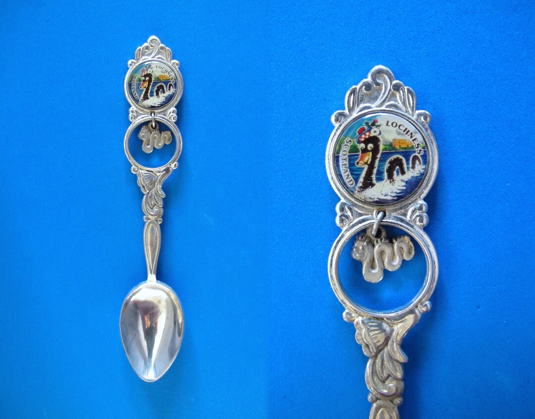 LOCH NESS Monster SCOTLAND Souvenir Collector Spoon Vintage Collectible ...