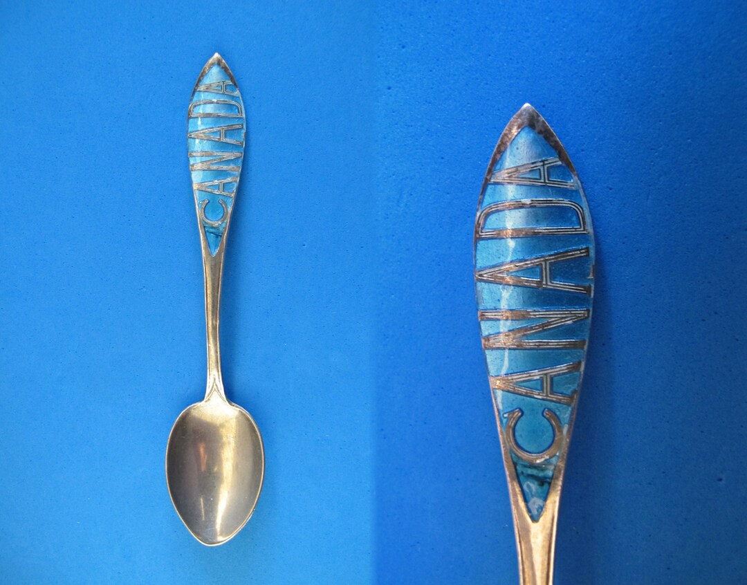 STERLING Silver CANADA Souvenir Collector Spoon Vintage Collectible ...